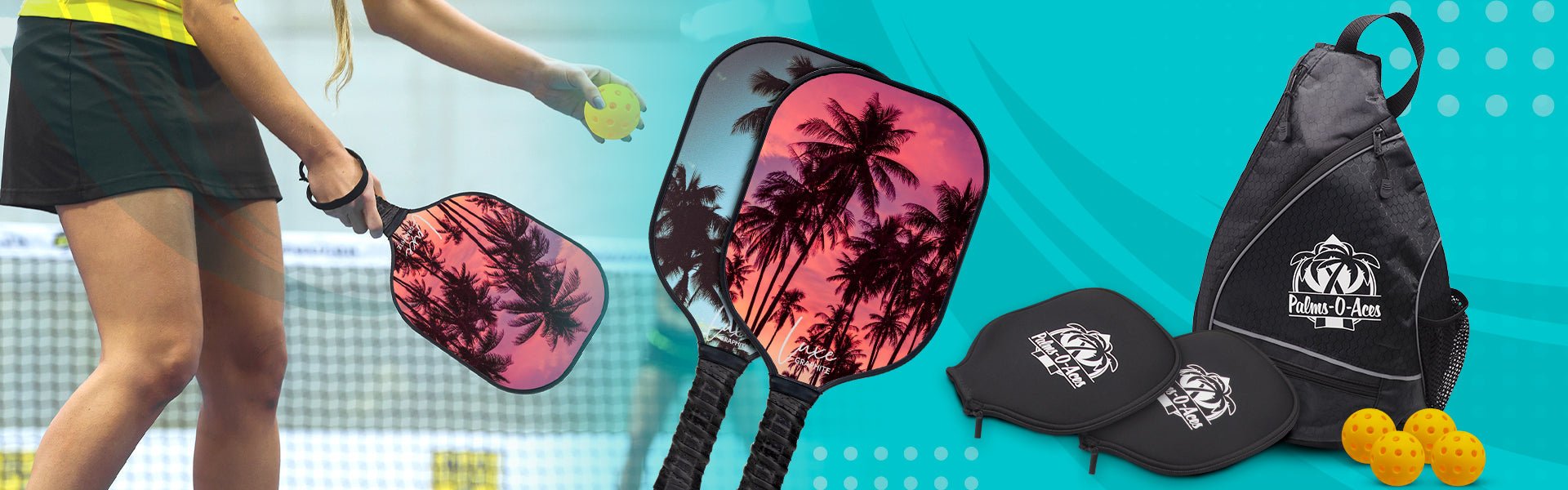 Pickleball Paddle Sets – Palms-O-Aces